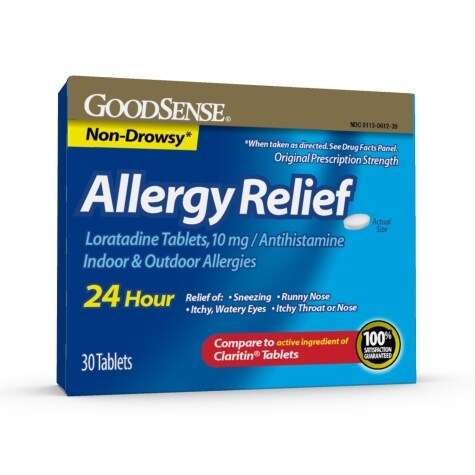 GoodSense Family Wellness Non-Drowsy 24-Hour Allergy Relief Tablets, 30 ct.