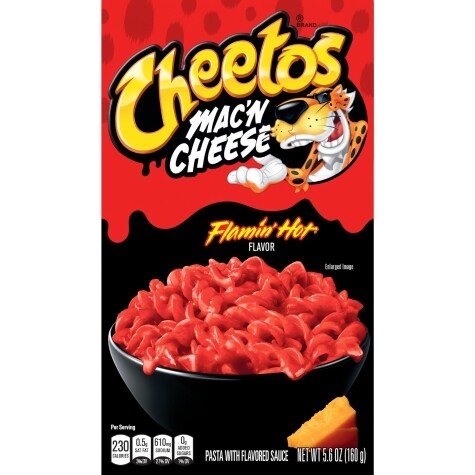 Cheetos Mac'N Cheese Pasta With Flavored Sauce Flamin' Hot Flavor 5.6 Oz