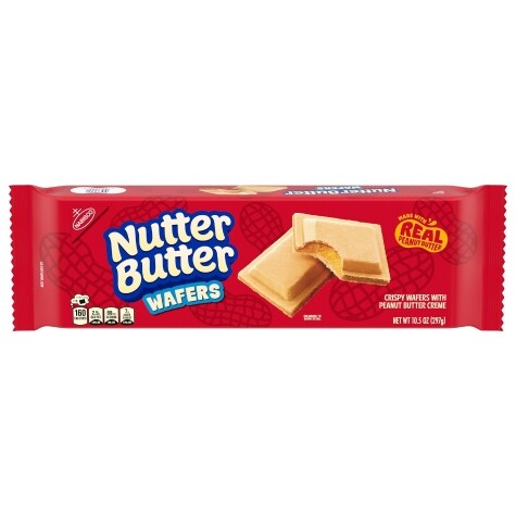 NUTTER BUTTER Peanut Butter Wafer Cookies, 10.5 oz