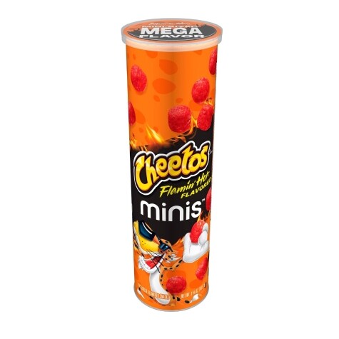 Cheetos Minis Cheese Flavored Snacks Flamin' Hot Flavored 3 5/8 Oz