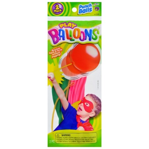 Punch Ball Play Balloons, 2 ct.
