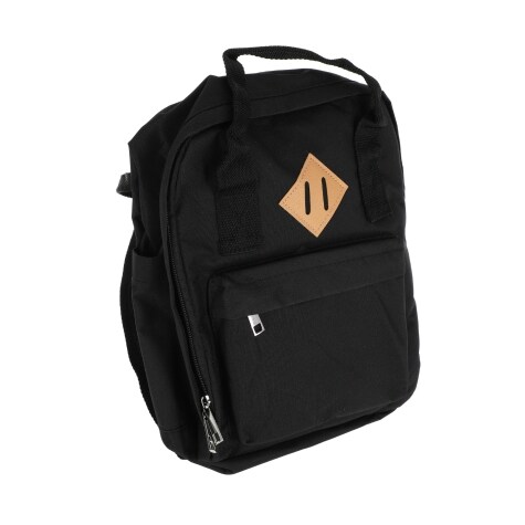 Just Be Black Square Mini Backpacks