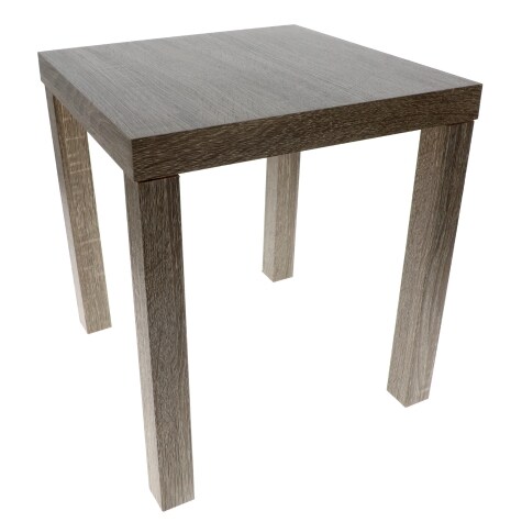 Interiors by Design Grey Parson Table, 15.5x15.5x17 in. | Family Dollar
