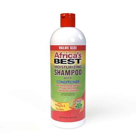 Africa’s Best Moisturizing Shampoo with Conditioner, 16 fl oz. | Family ...