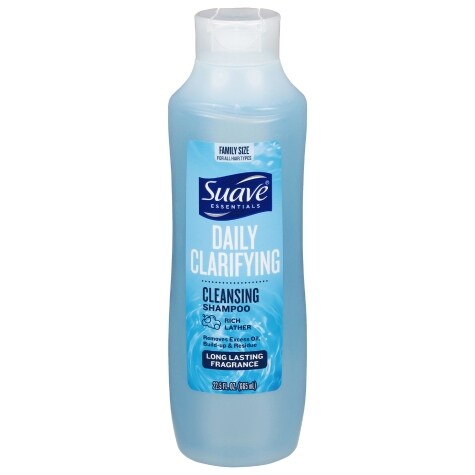 Suave Essentials Daily Clarifying Shampoo, 30 oz.