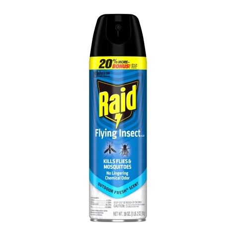 Raid Flying Insect Killer 7, Insecticide Spray for Indoors & Outdoors ...