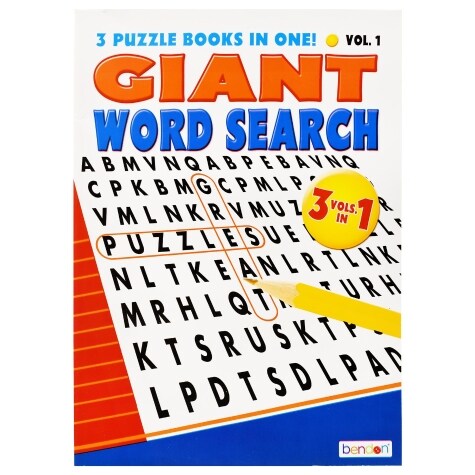 Bendon Giant Word Search Puzzle Books Assorted
