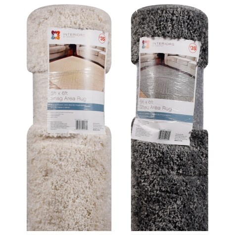 Interiors by Design Solid-Color Shag Area Rugs