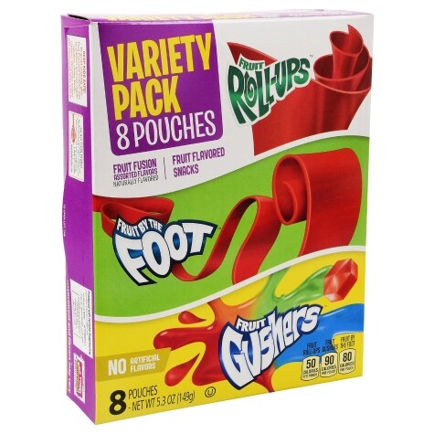 Fruit Snacks Variety Packs, 8 ct.