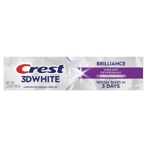 Crest 3D White Brilliance Teeth Whitening Toothpaste, Vibrant ...