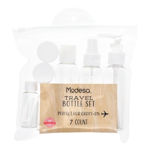 Modesa Travel Bottle Set, 7 pc. | Family Dollar