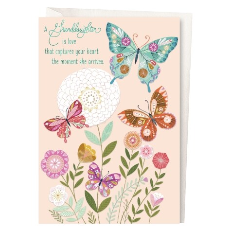 Sentimental Studios Granddaughter Birthday Card