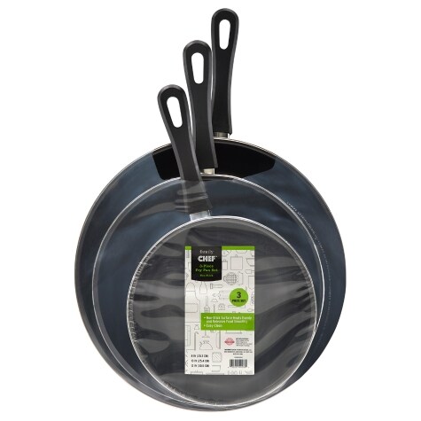 Family Chef Non-Stick Fry Pan Set, 3 ct.