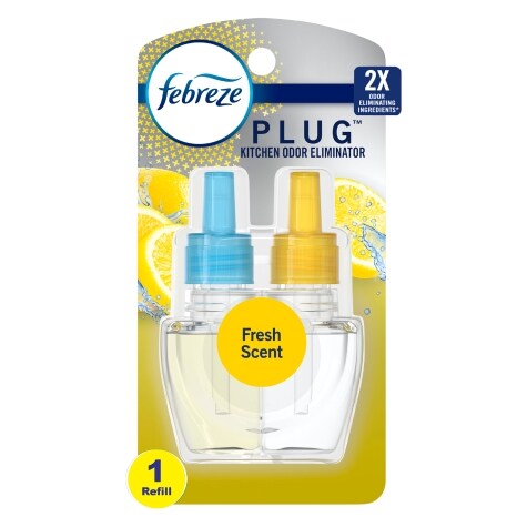 Febreze Kitchen Odor Eliminator Fade Defy PLUG Air Freshener Fresh ...