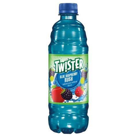 Tw!ster Blue Raspberry Rush 16.9 Fl Oz Bottle