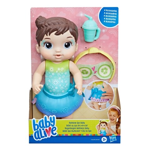 Baby Alive Rainbow Spa Baby Dolls, 10 in. | Family Dollar