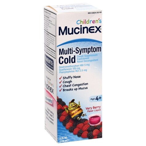 Mucinex Children's Multi-Symptom Cold Medicine, 4 oz.