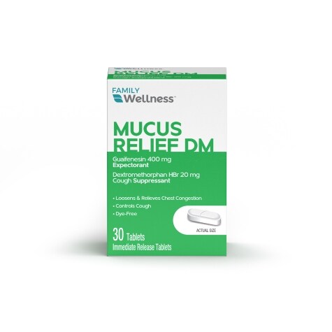 Refenesen Mucus Relief DM Tablets, 30-ct. Packs