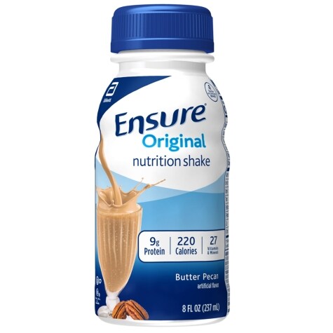 Ensure Original Butter Pecan Nutrition Shake, 8-oz. Bottle