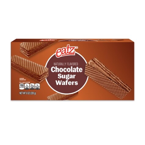 Eatz Chocolate Sugar Wafers, 8 oz.