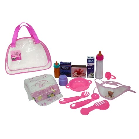 Toymazing Baby Doll Accessories with Bag, 14-pc. Sets | Family Dollar