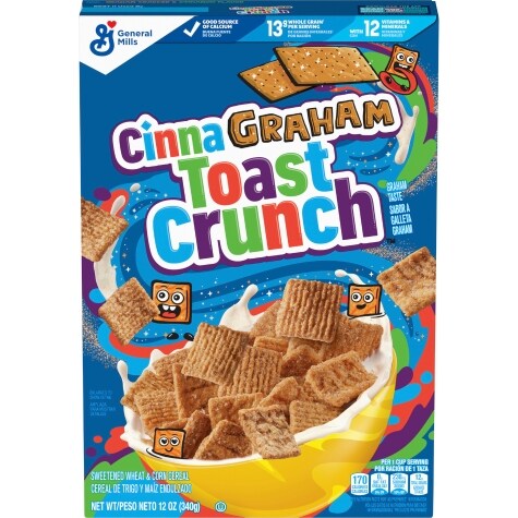 General Mills Cinnamon Graham Toast Crunch Cereal 12 oz