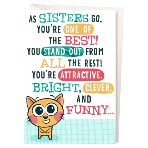 Sentimental Studios Sister Birthday Card