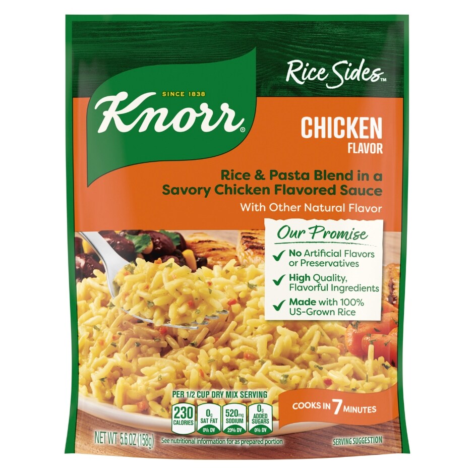 Knorr Chicken Flavor Rice Sides, 5.6 oz.