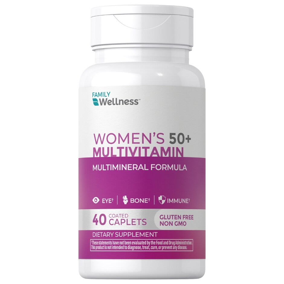 Family Wellness Complete Women's Senior 50+ Multi Caplets, 40 ct.