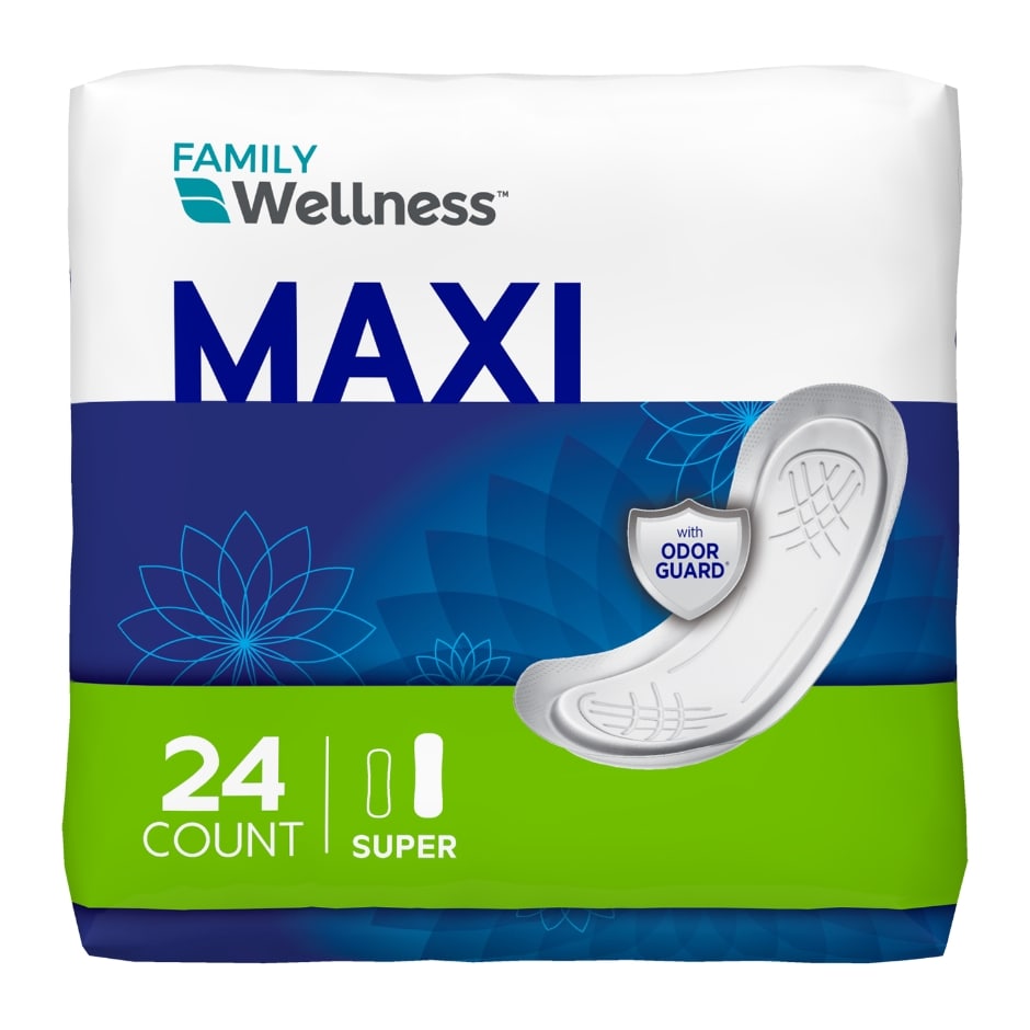 Maxi Pads and Feminine Pads with Wings | Family Dollar