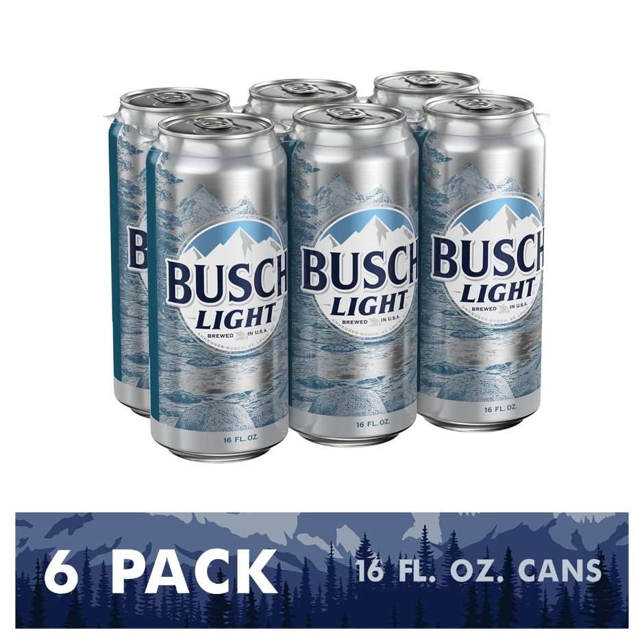 Busch Light® Beer, 6 Pack 16 fl. oz. Cans | Family Dollar