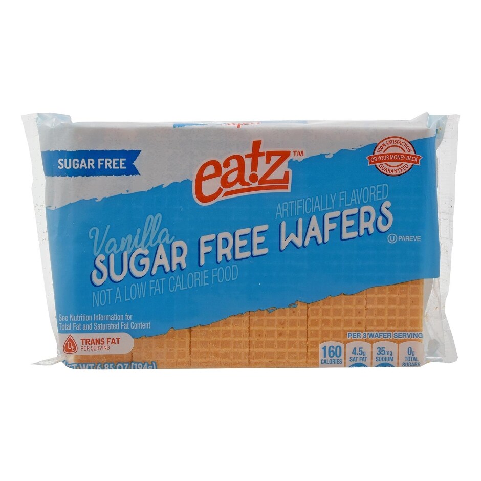 1219499-Eatz Vanilla Sugar-Free Wafers, 8 oz.