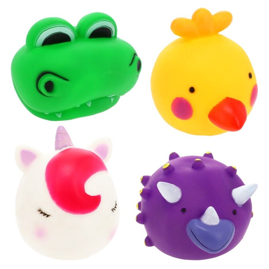 1130529-Family Pet Animal Face Squeeze Toys