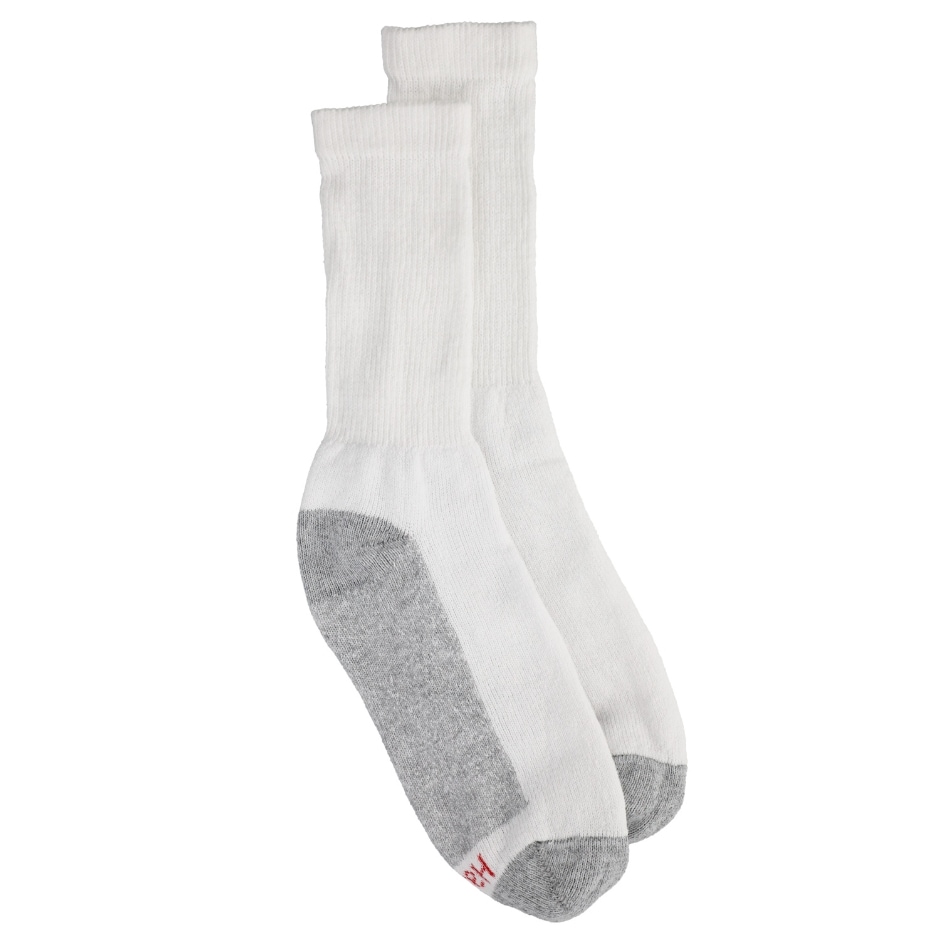 Hanes Men's Cushioned Crew Socks, 6pk | Family Dollar