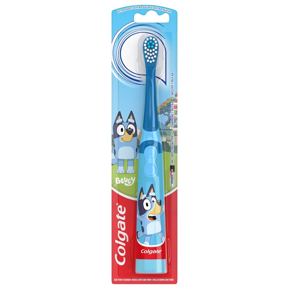 Colgate Kids Battery Powered Bluey Toothbrush, 1 Ct | Family Dollar