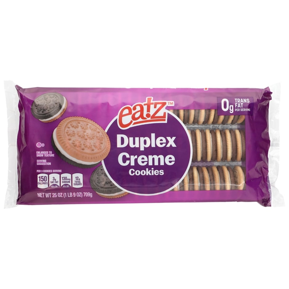 Eatz Duplex Créme Cookies, 25 oz.