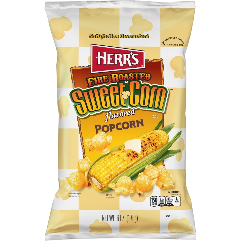 Herr's Fire Roasted Sweet Corn Flavored Popcorn 6 oz Bag | Family Dollar
