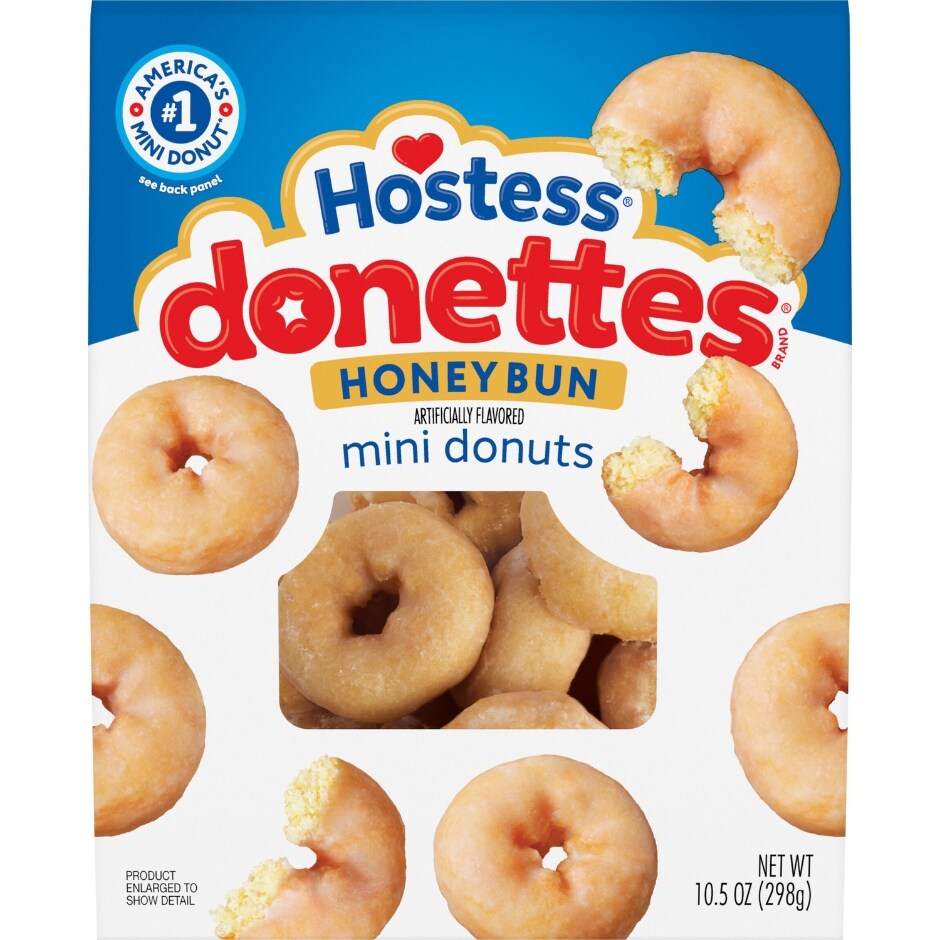 Hostess Donettes Mini Donuts - Honey Bun, 10.5-oz. Bag | Family Dollar