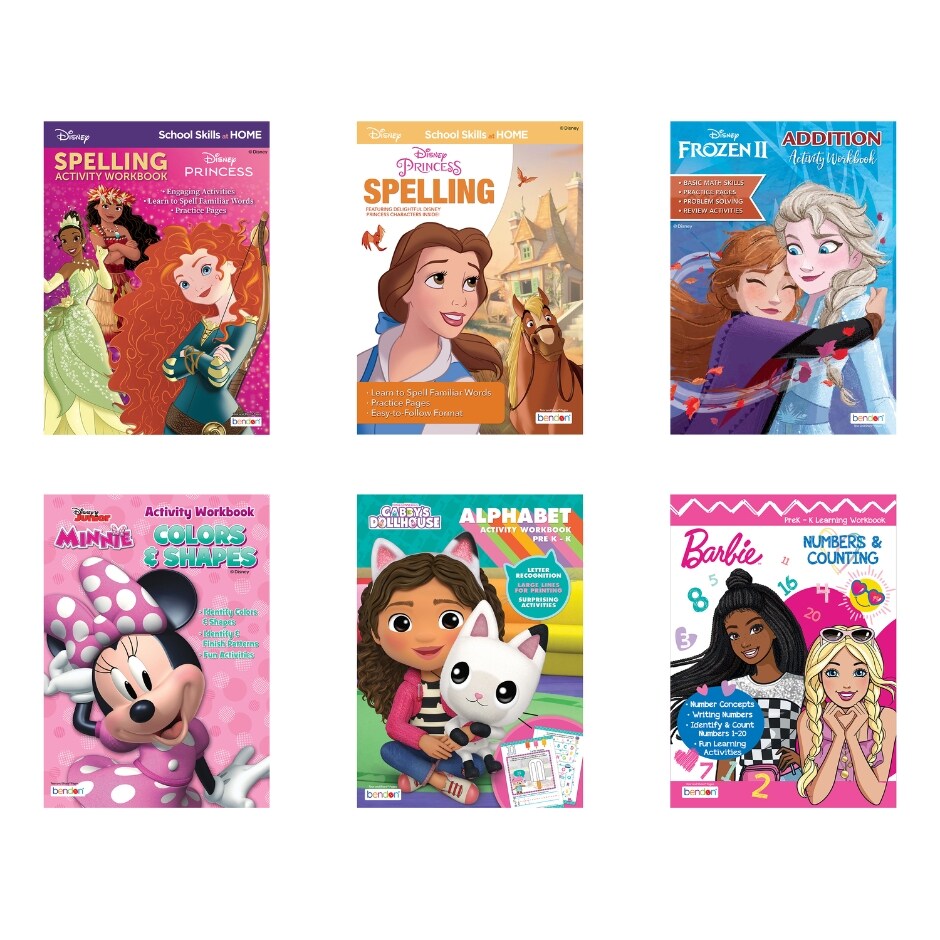 Bendon Girls Character School Skills at Home Books | Family Dollar