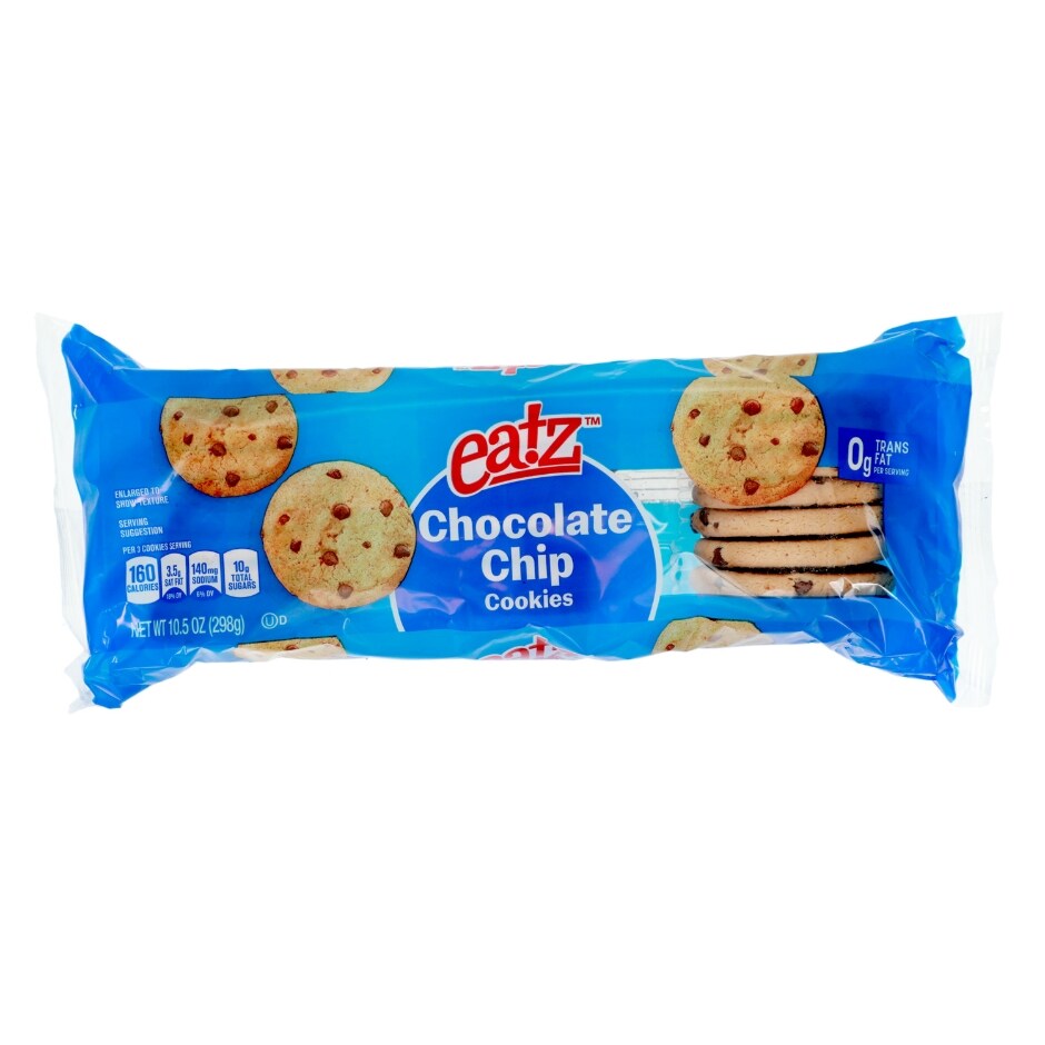 Eatz Chocolate Chip Cookies, 10.5-oz.