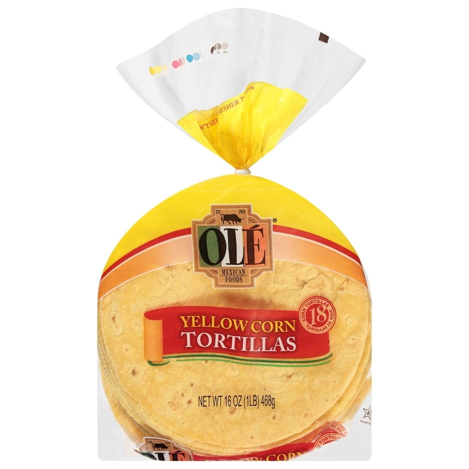 Ole Mexican Foods Yellow Corn Tortillas 18Ct