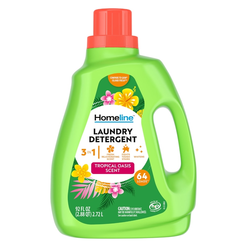 Family Dollar Tropical Oasis Laundry Detergent, 100 oz.