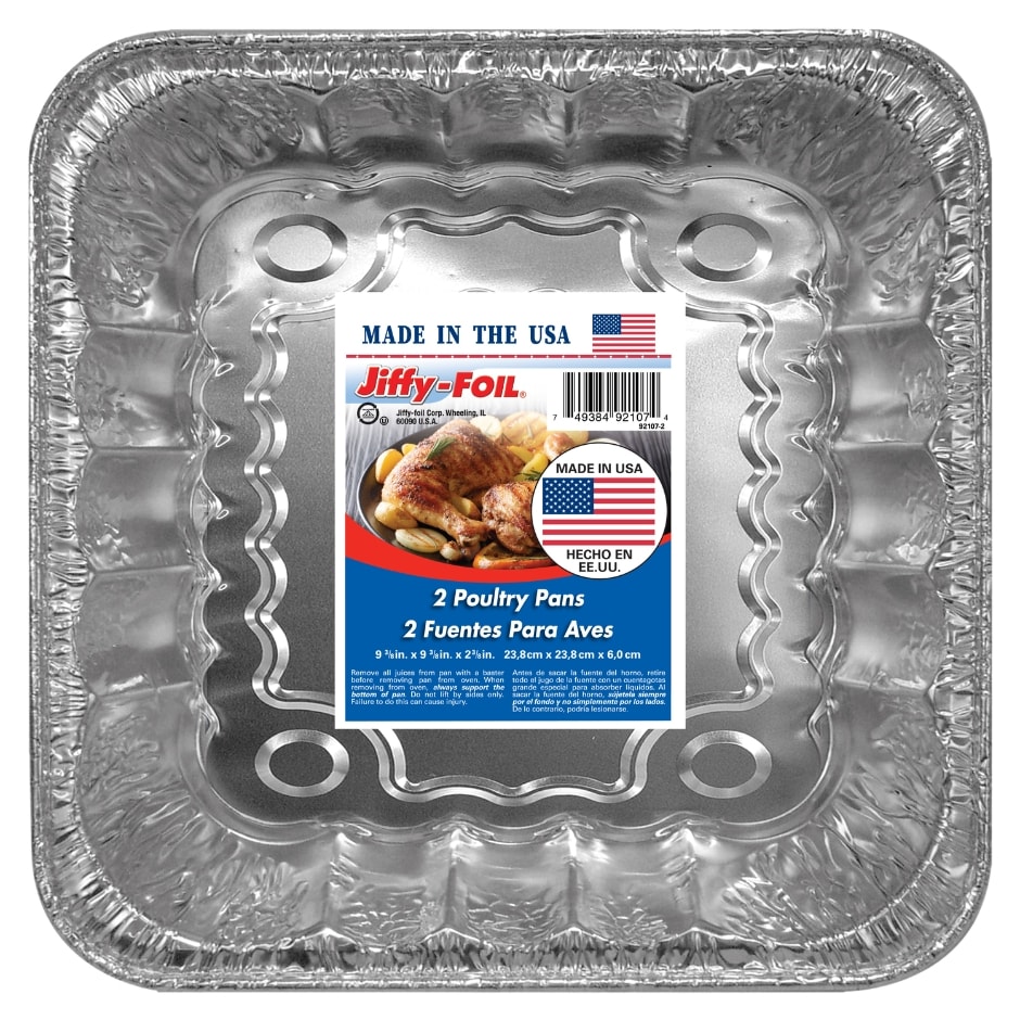 Reusable Jiffy-Foil Poultry Pans, 2 pk. | Family Dollar