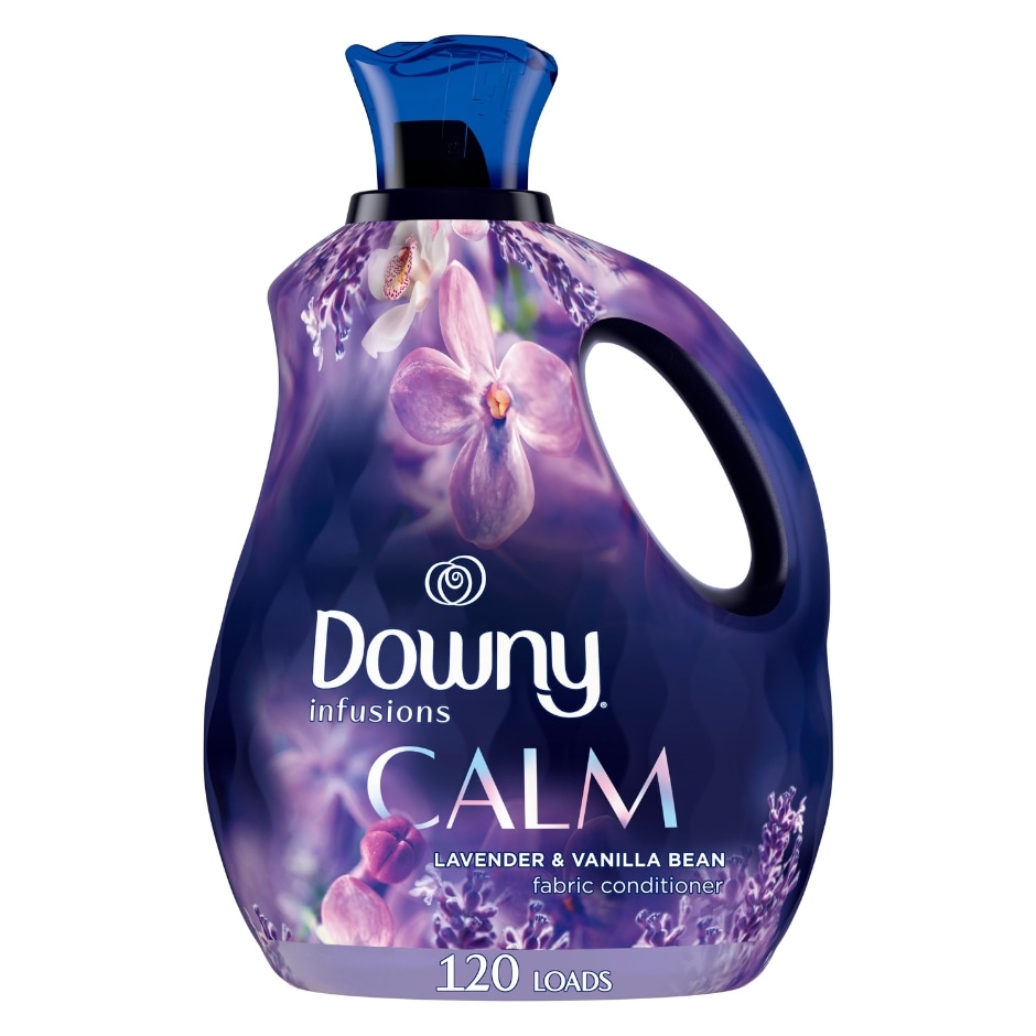 Downy Infusions Calm Lavender & Vanilla Bean Liquid Fabric Softener, 81 ...