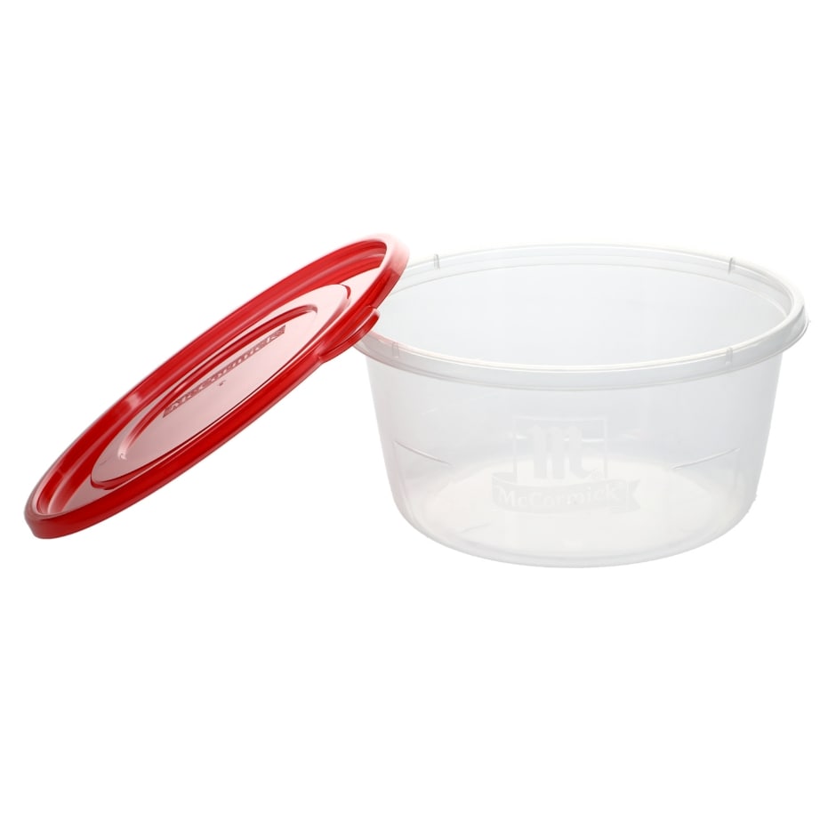 Food Storage Containers - Glass & Plastic Containers with Lids