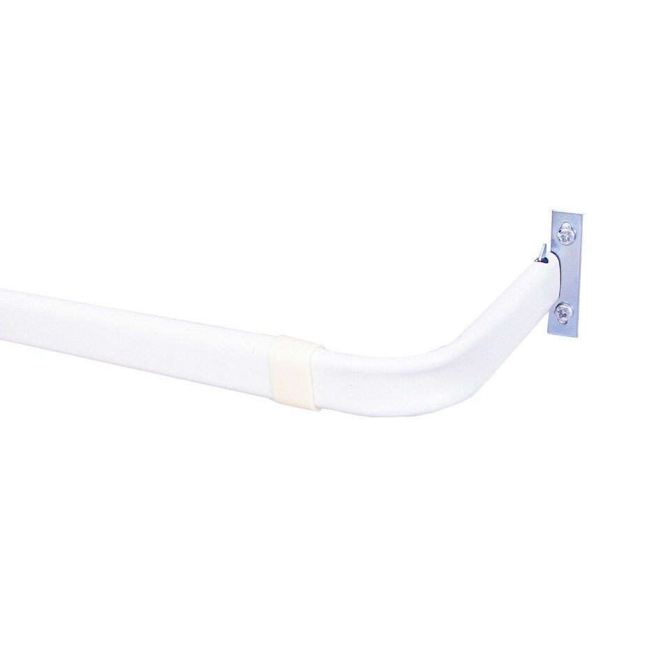 Interiors by Design Adjustable Basic Curtain Rod, 28-48” Adjustable ...