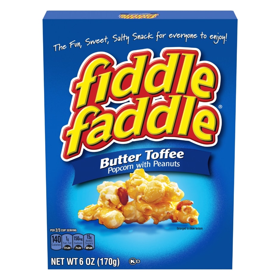 1219144-Fiddle Faddle Butter Toffee Popcorn with Peanuts, 6 oz.
