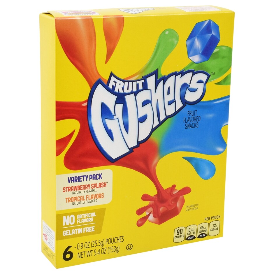 General Mills Fruit Gushers Variety Packs, 6 ct. | Family Dollar