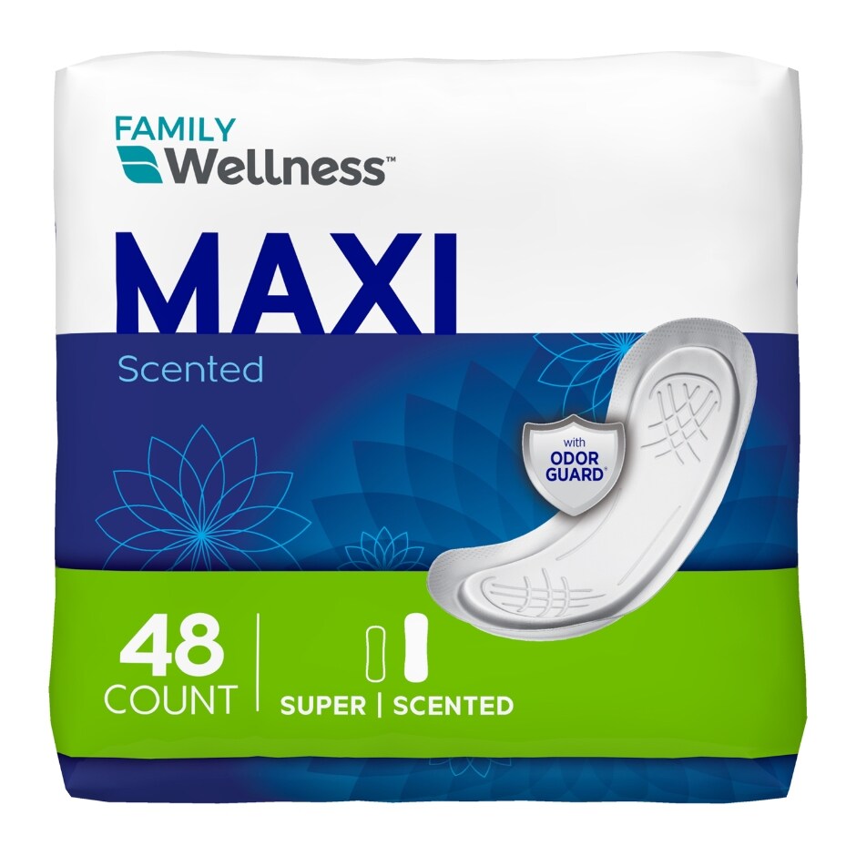 Maxi Pads and Feminine Pads with Wings | Family Dollar
