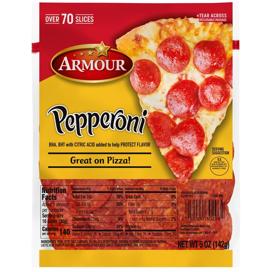Armour Pepperoni Slices, 5 oz.